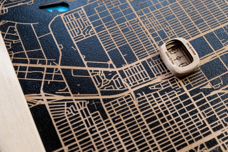 3D Soccer Custom Wood Stadium. Wood Stadium. Decor Stadium Map. Laser ...