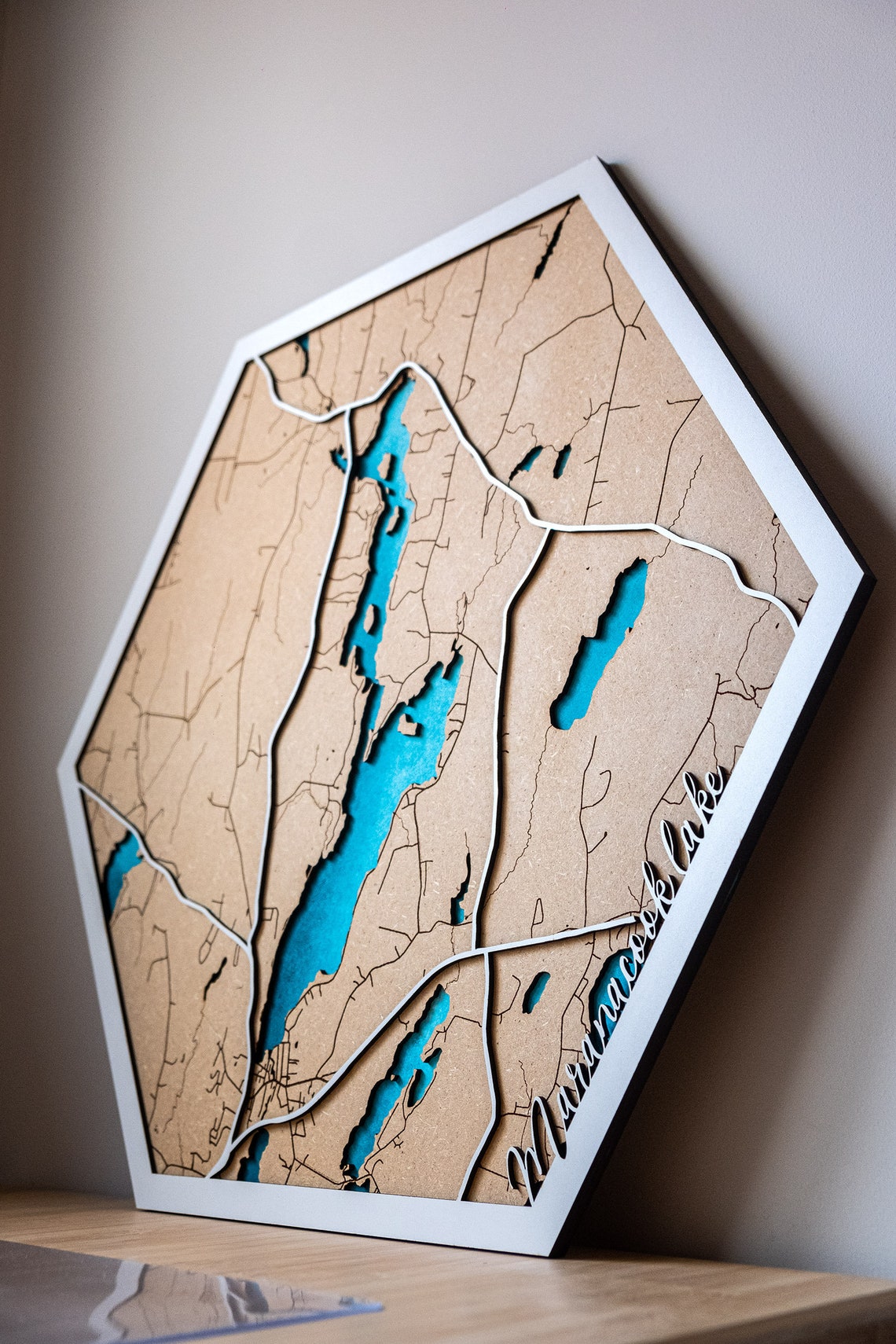 Wood Art Wood City Map Laser Hexagonal Map Wood World Map - Etsy