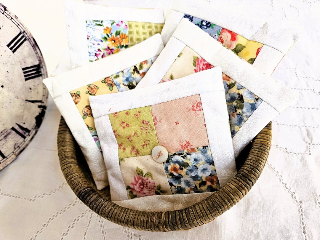 Pastel Cotton Drawer Sachets, Filled With Quilt Batting and Lavender ...