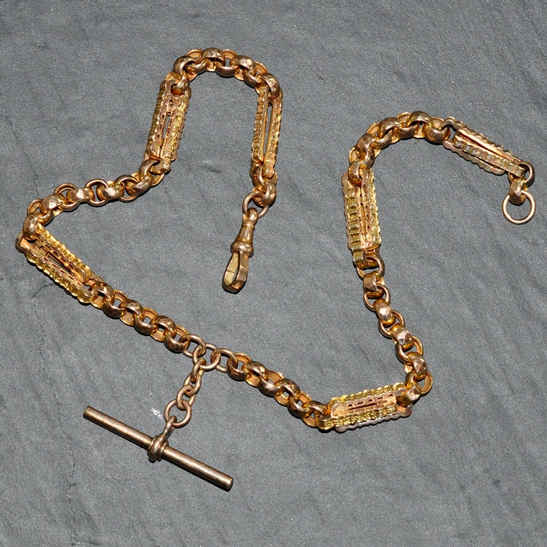 Vintage Gold Watch Chain - Etsy