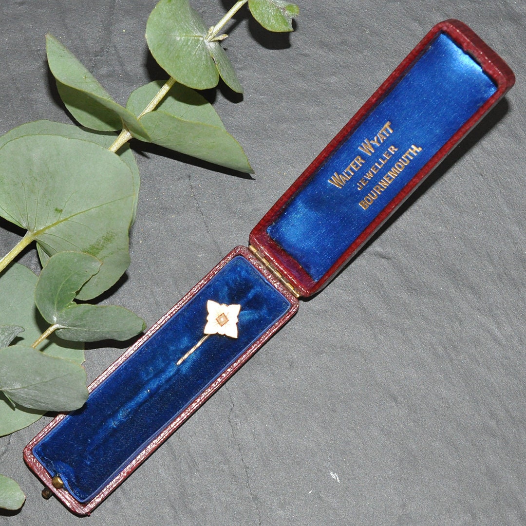 Antique Pearl Tie Pin - Etsy