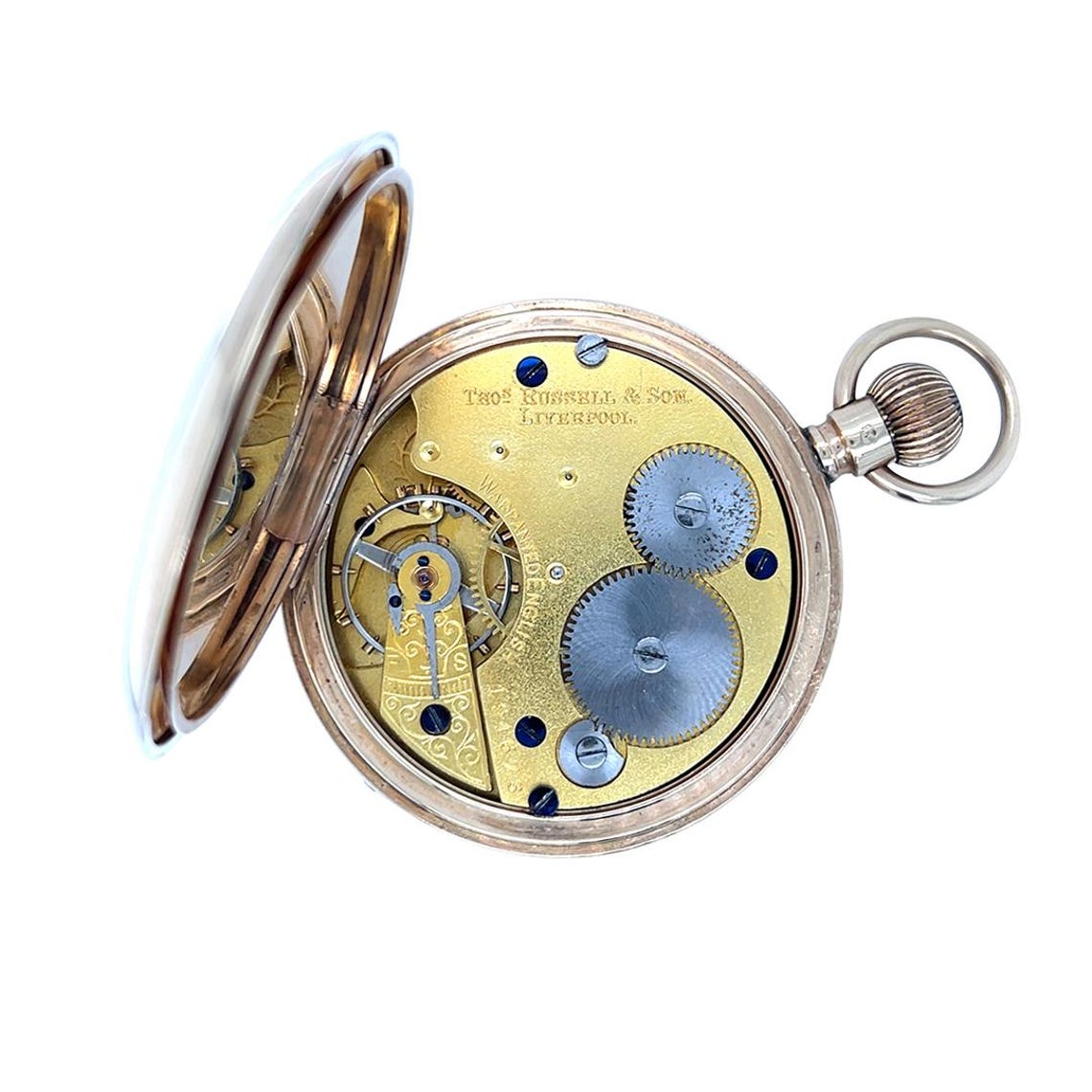 Half Hunter Pocket Watch - Etsy