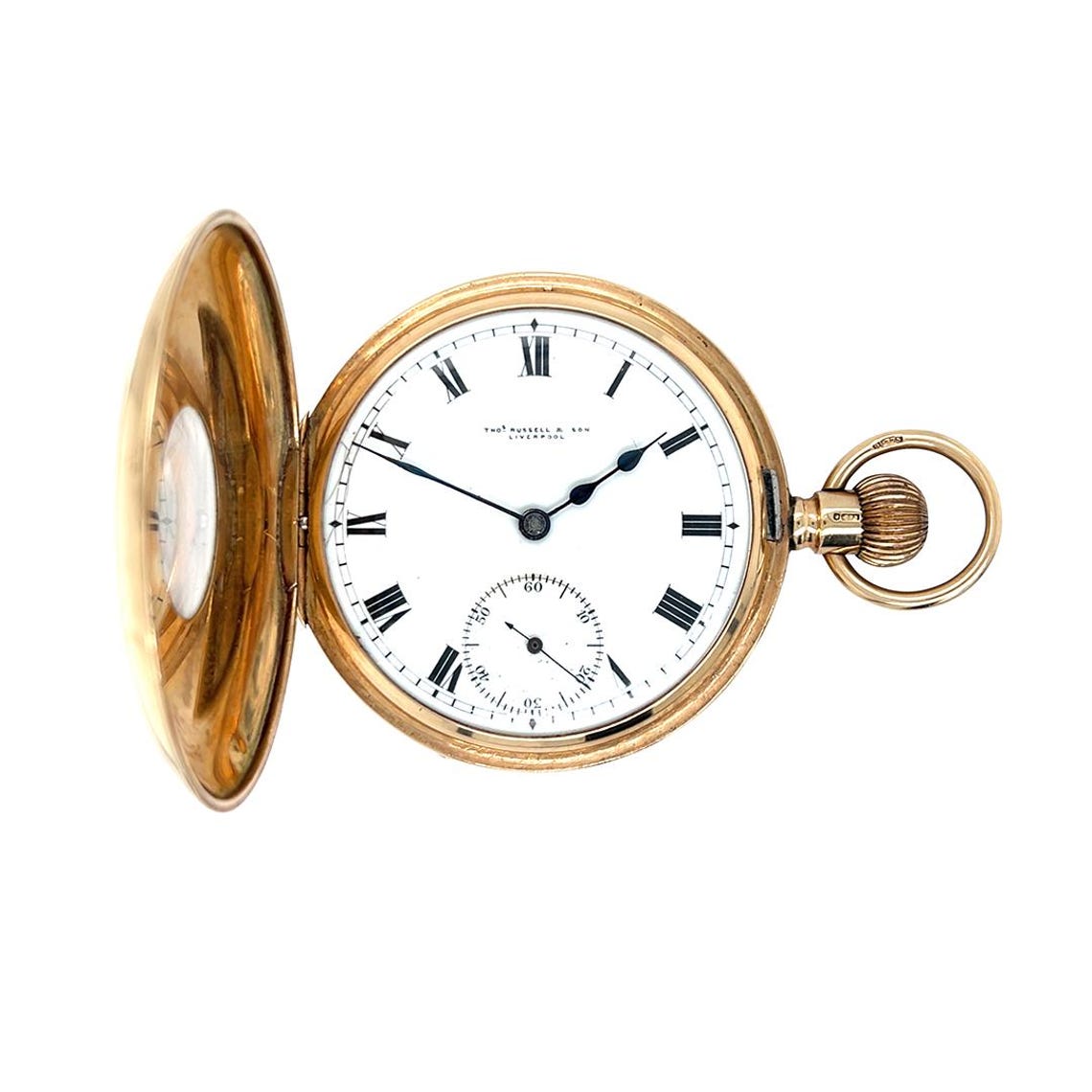 Half Hunter Pocket Watch - Etsy