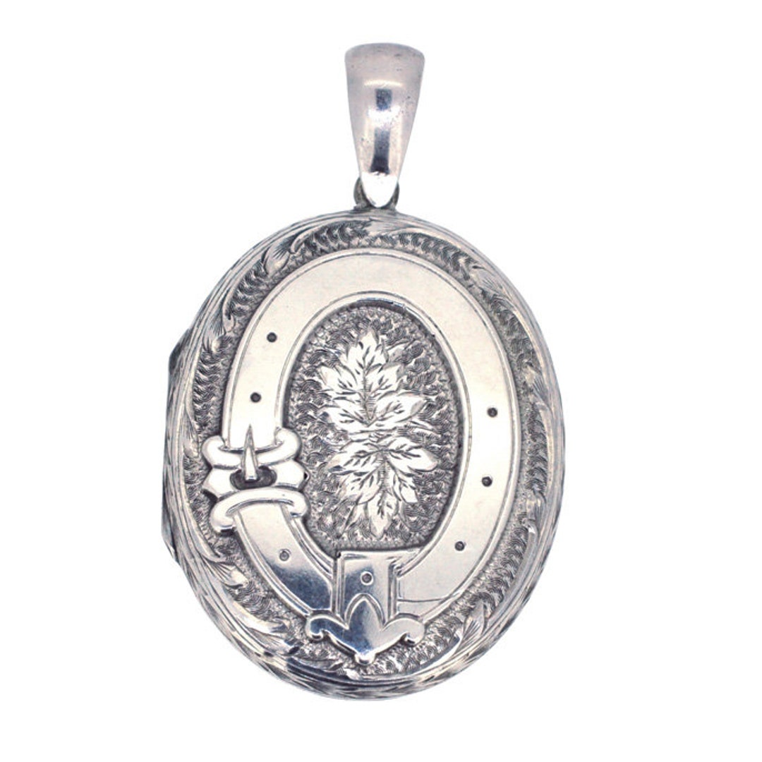 Victorian Silver Locket - Etsy