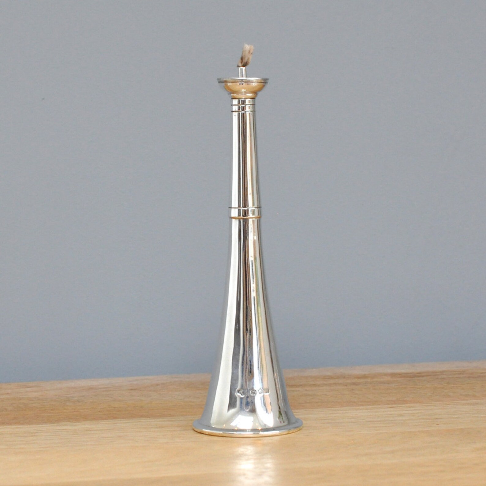 Silver Hunting Horn Table Light - Etsy