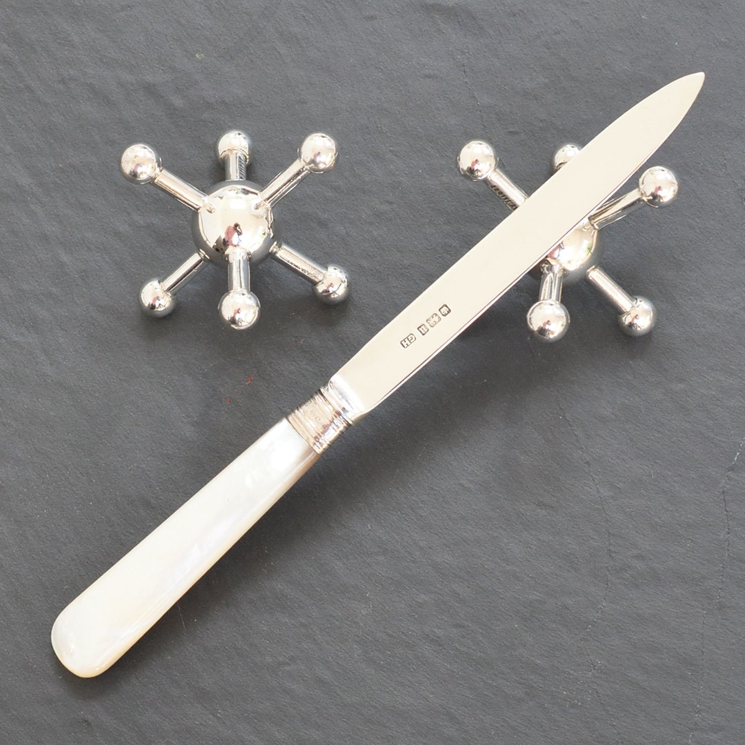 Antique Silver Knife Rests - Etsy