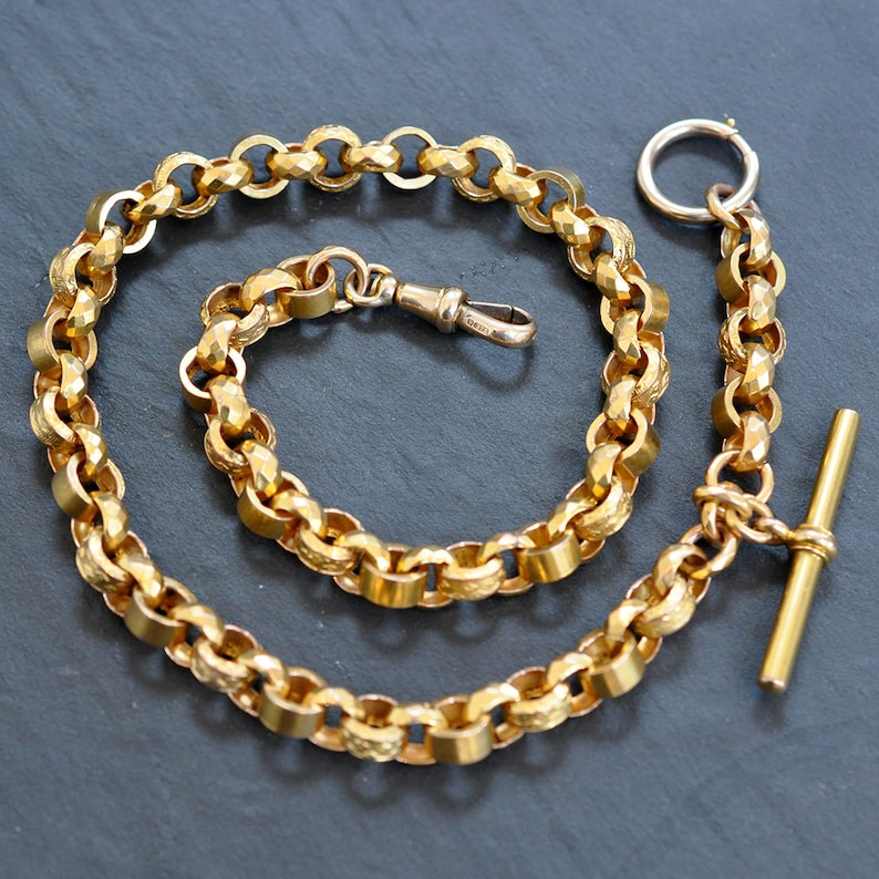 Vintage Gold Watch Chain - Etsy