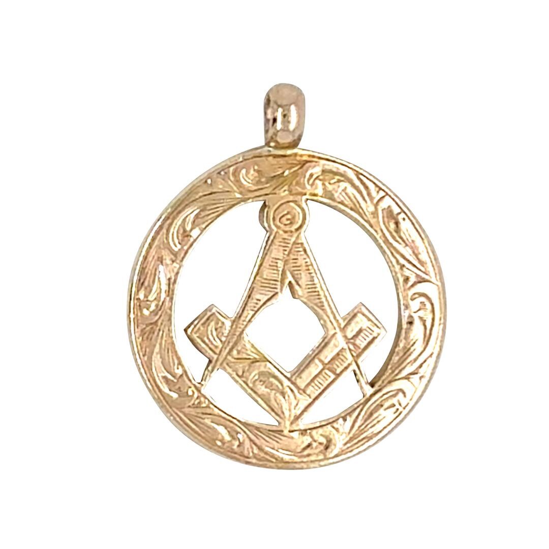 Rose Gold Masonic Charm - Etsy