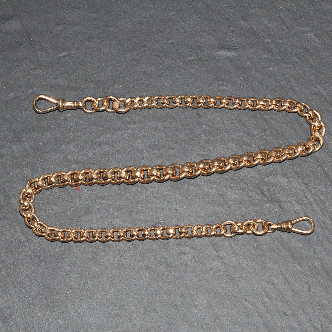 Vintage Gold Watch Chain - Etsy