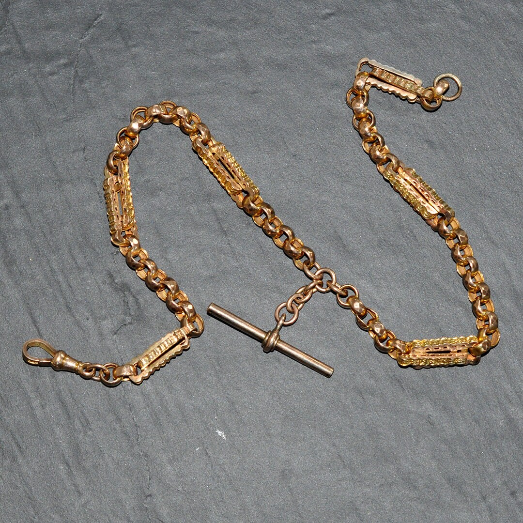 Vintage Gold Watch Chain - Etsy