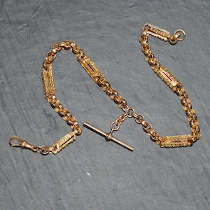 Vintage Gold Watch Chain - Etsy