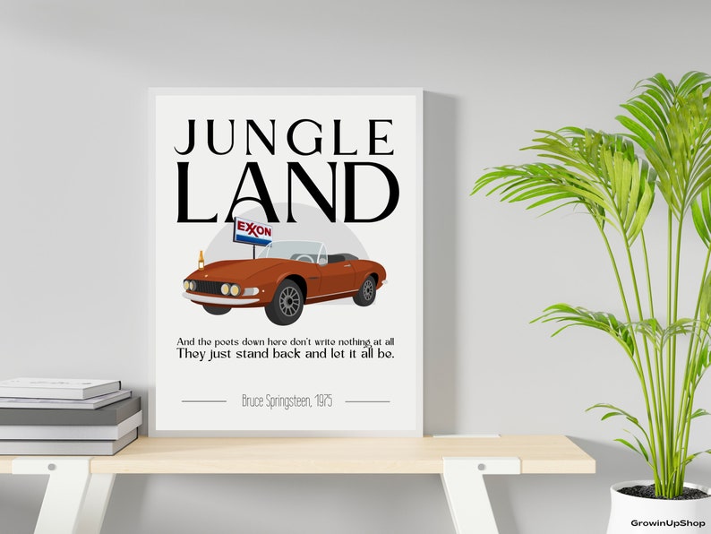 Bruce Springsteen Born to Run Album Set of 3 Prints, 70s Classic Rock ...