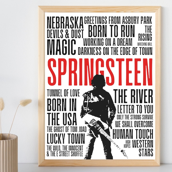 Bruce Springsteen Art - Etsy