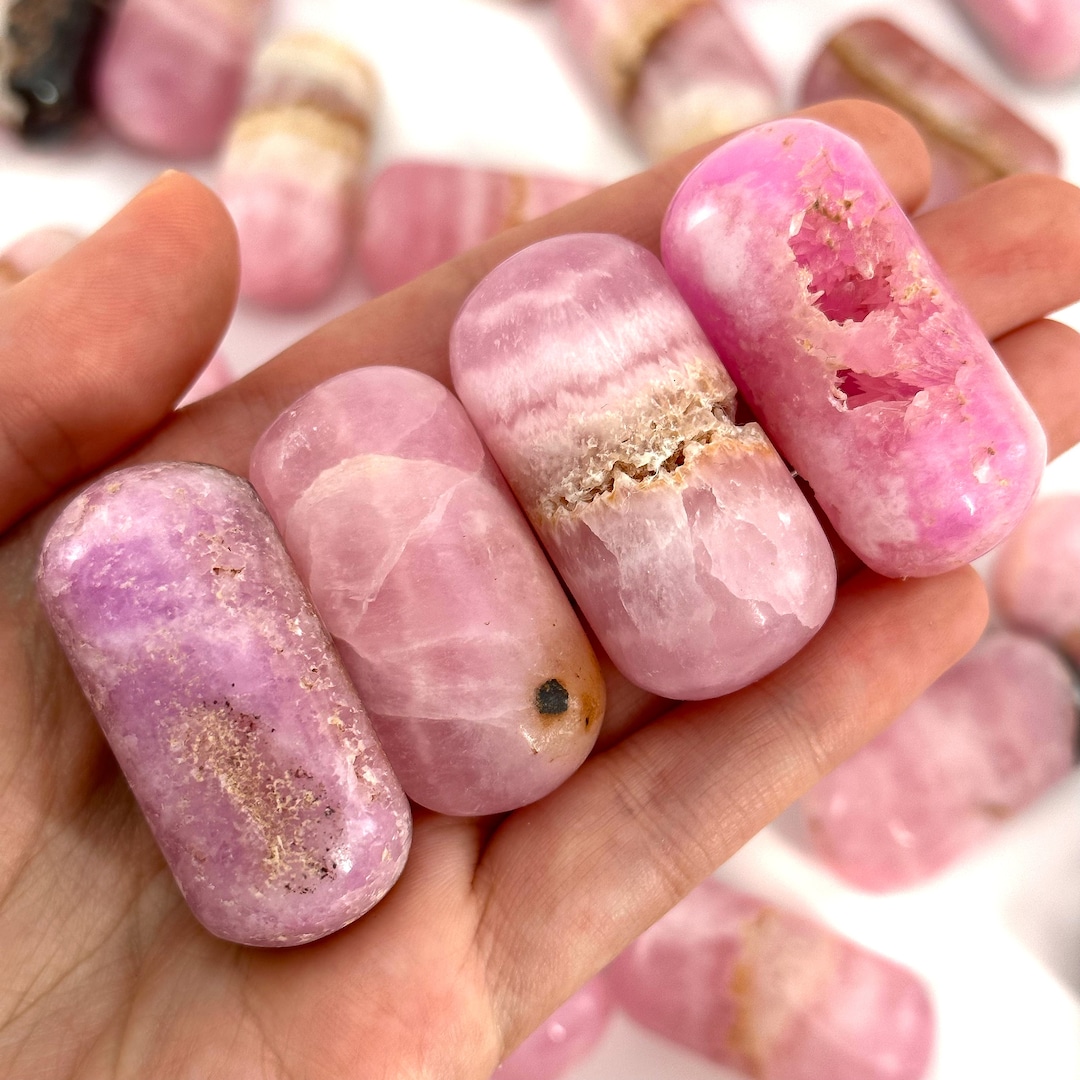 Rare! ONE Polished Pink Aragonite, Natural Pink Aragonite, Polished ...