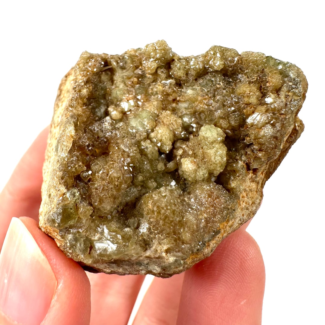 Demantoid Garnet on Matrix (madagascar) | Green Garnet, Rare Minerals ...