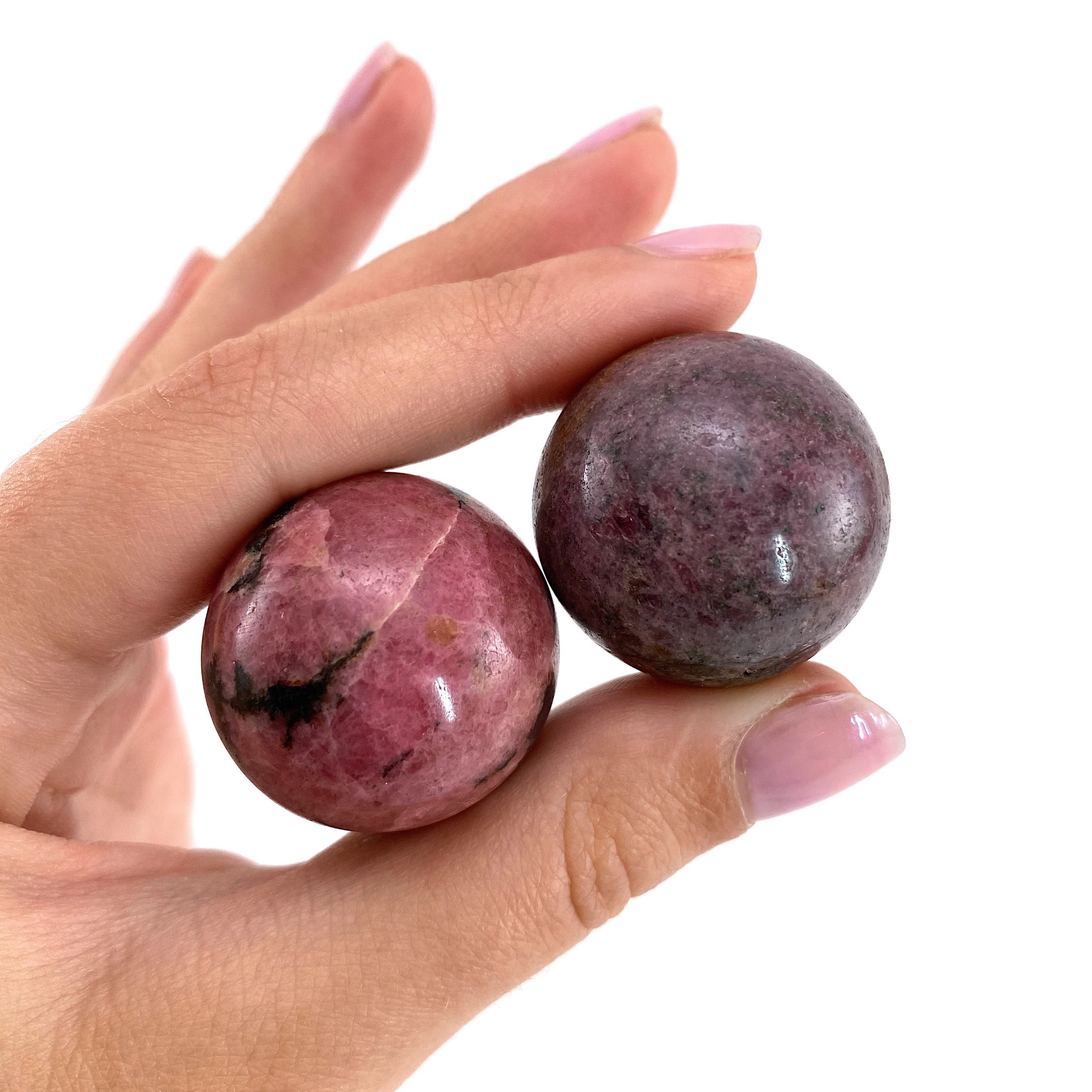 Rhodonite Sphere Crystal Ball Rhodonite Sphere Rhodonite | Etsy