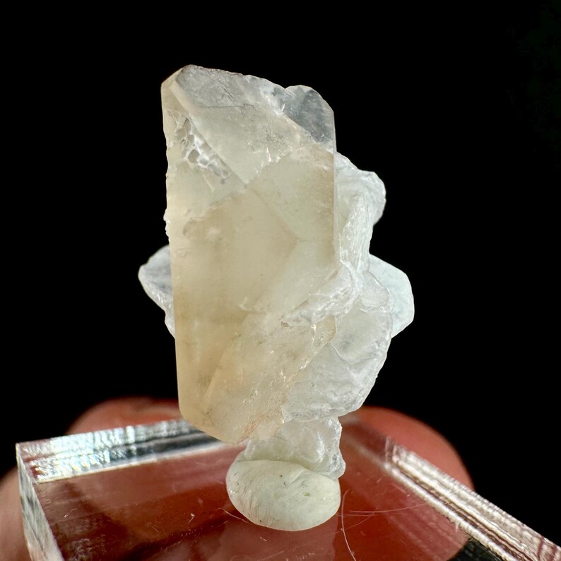 Champagne Topaz on Albite Matrix (pakistan) | Topaz Crystal, Rare ...