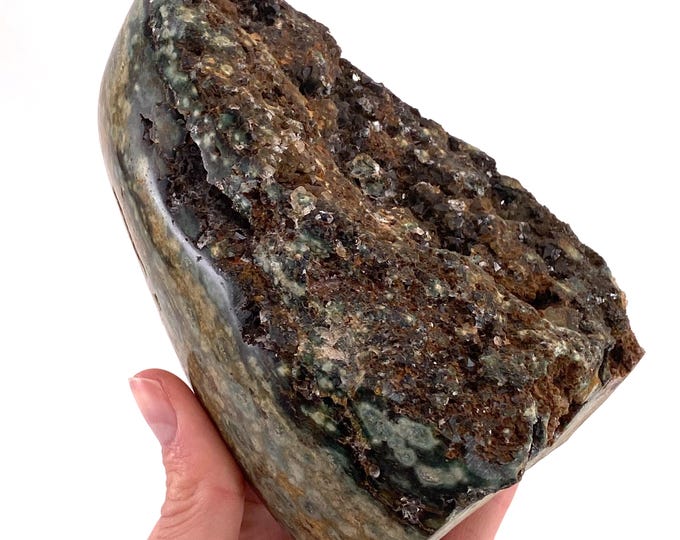 Ocean Jasper Freeform, Crystal Cluster, Ocean Jasper, Polished Ocean ...