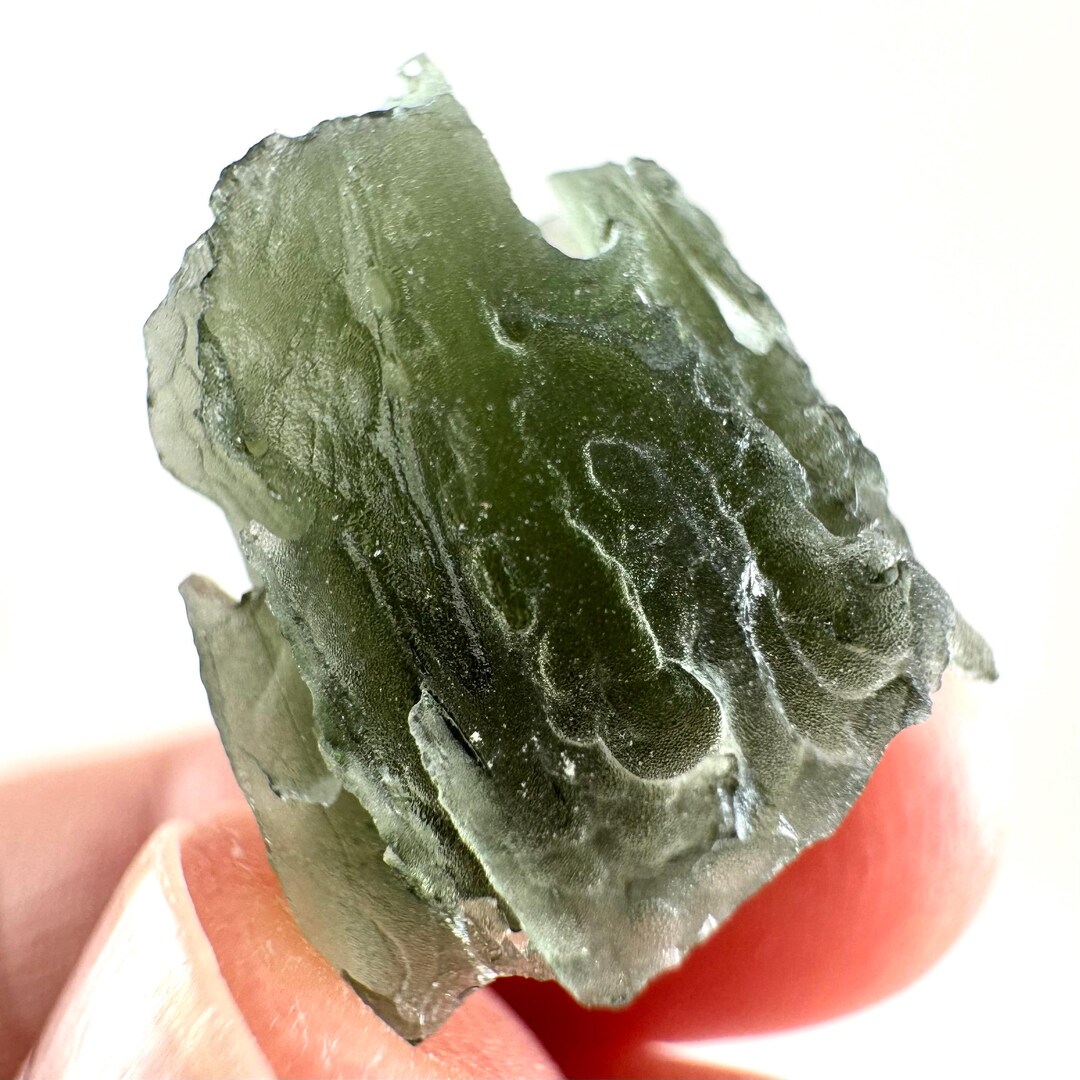 Genuine Moldavite (czech Republic) | Moldavite Specimen, Tektite, Raw ...
