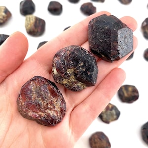 Raw Almandine Garnet Etsy UK