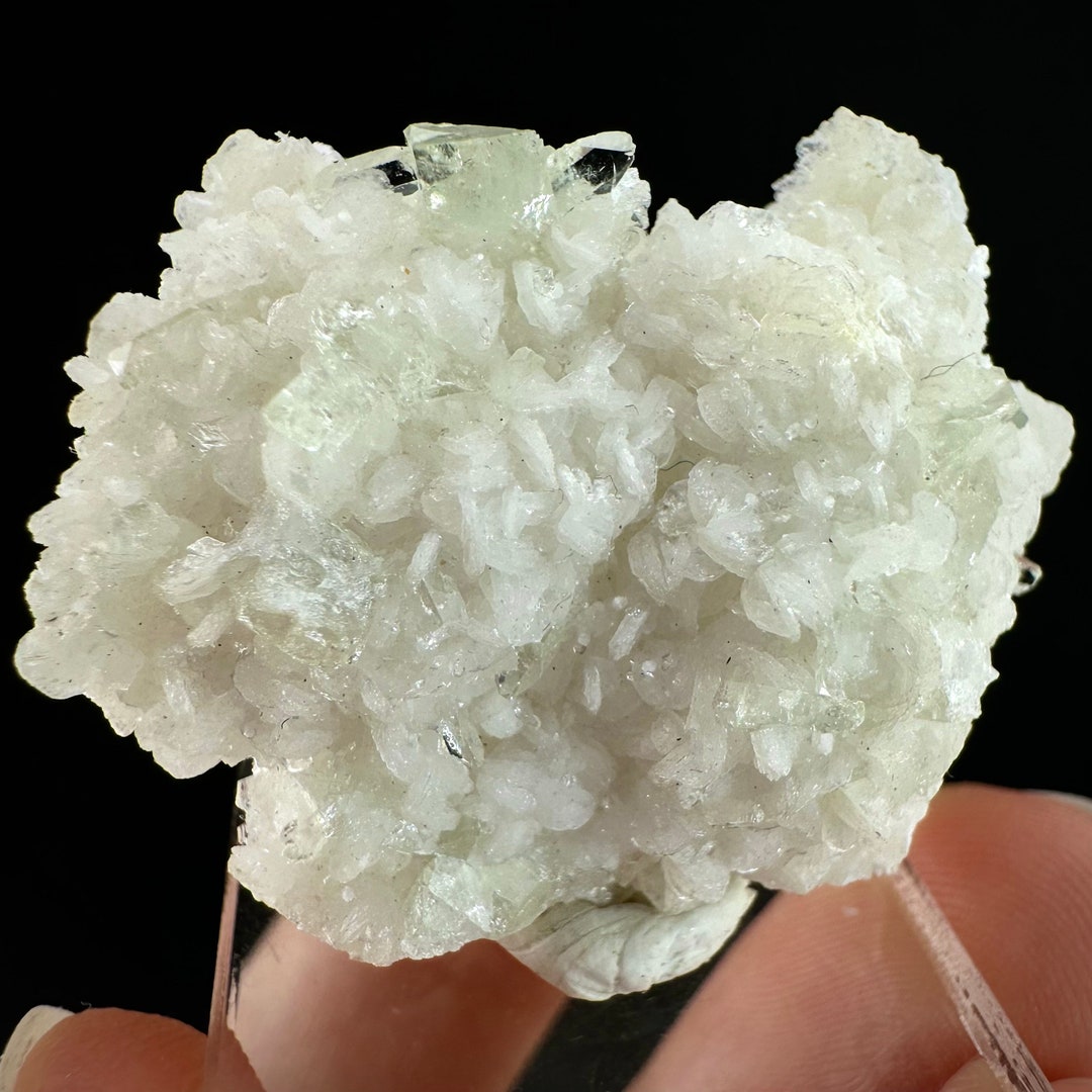 Rare! Herderite on Albite (pakistan) | Green Herderite Crystal, Natural ...