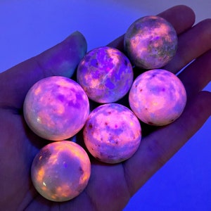 Rare Uv-reactive Hackmanite Sphere, Crystal Ball, Hackmanite Sphere ...