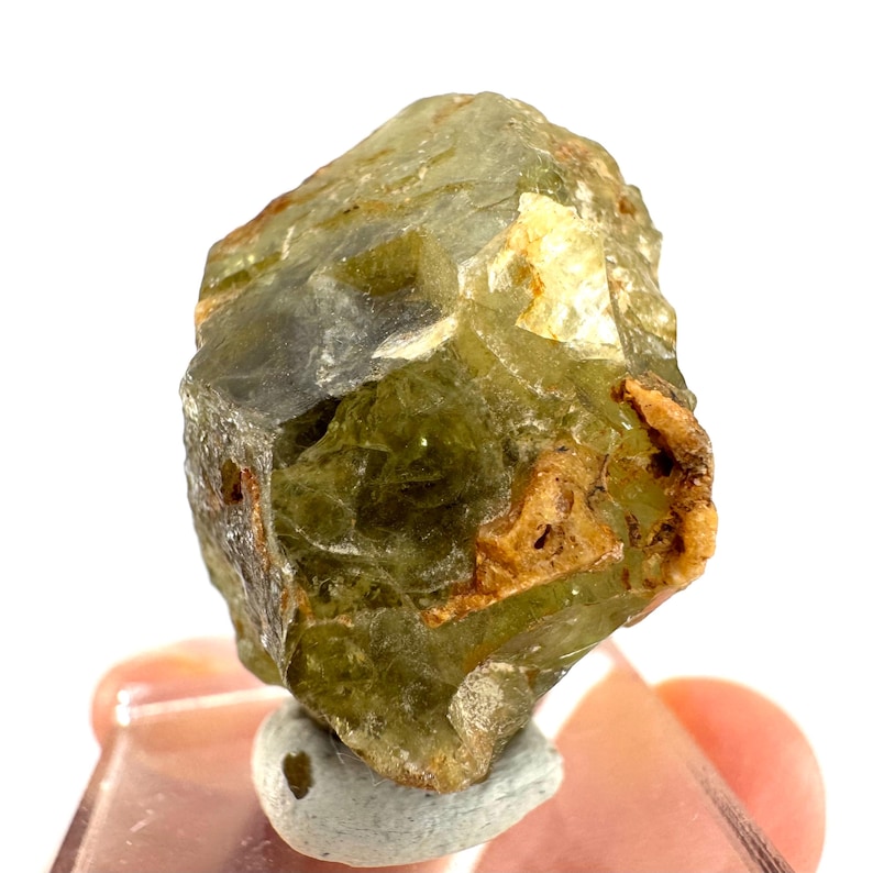 Andradite-grossular Garnet | Natural Green Crystal, Raw Mineral ...