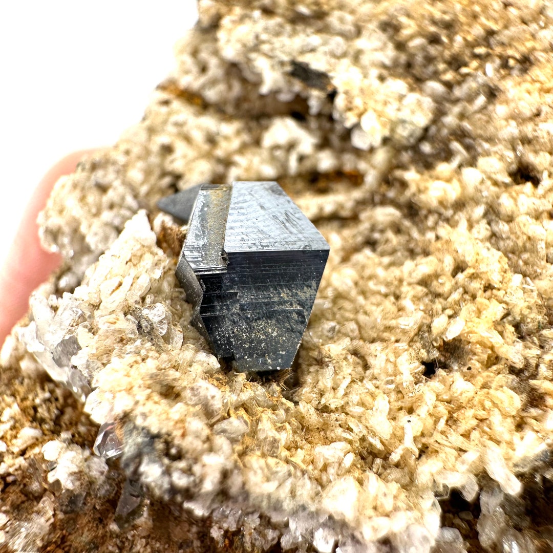 Anatase on Matrix With Quartz (pakistan), Anatase Crystal, Terminated ...