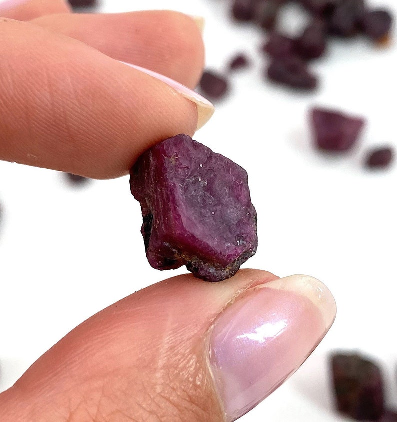 ONE Raw Ruby Natural Red Ruby Red Ruby Etched Ruby - Etsy Canada
