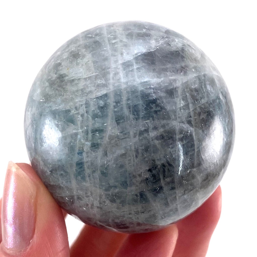 Aquamarine Sphere, Aquamarine Ball, Aquamarine Crystal, Polished ...