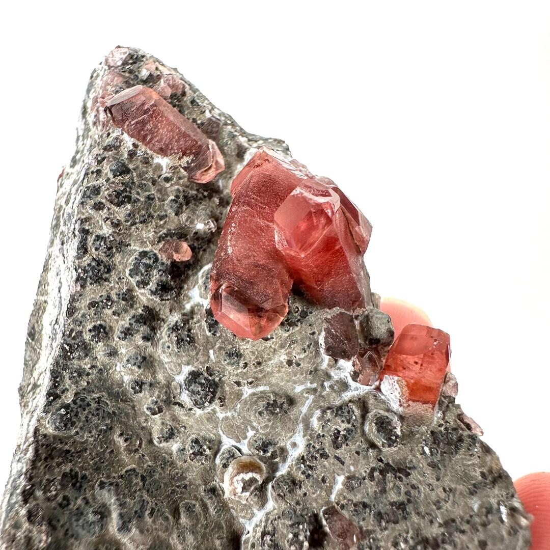 Rhodochrosite on Matrix (peru) | Rhodochrosite Crystal, Rare Crystals ...