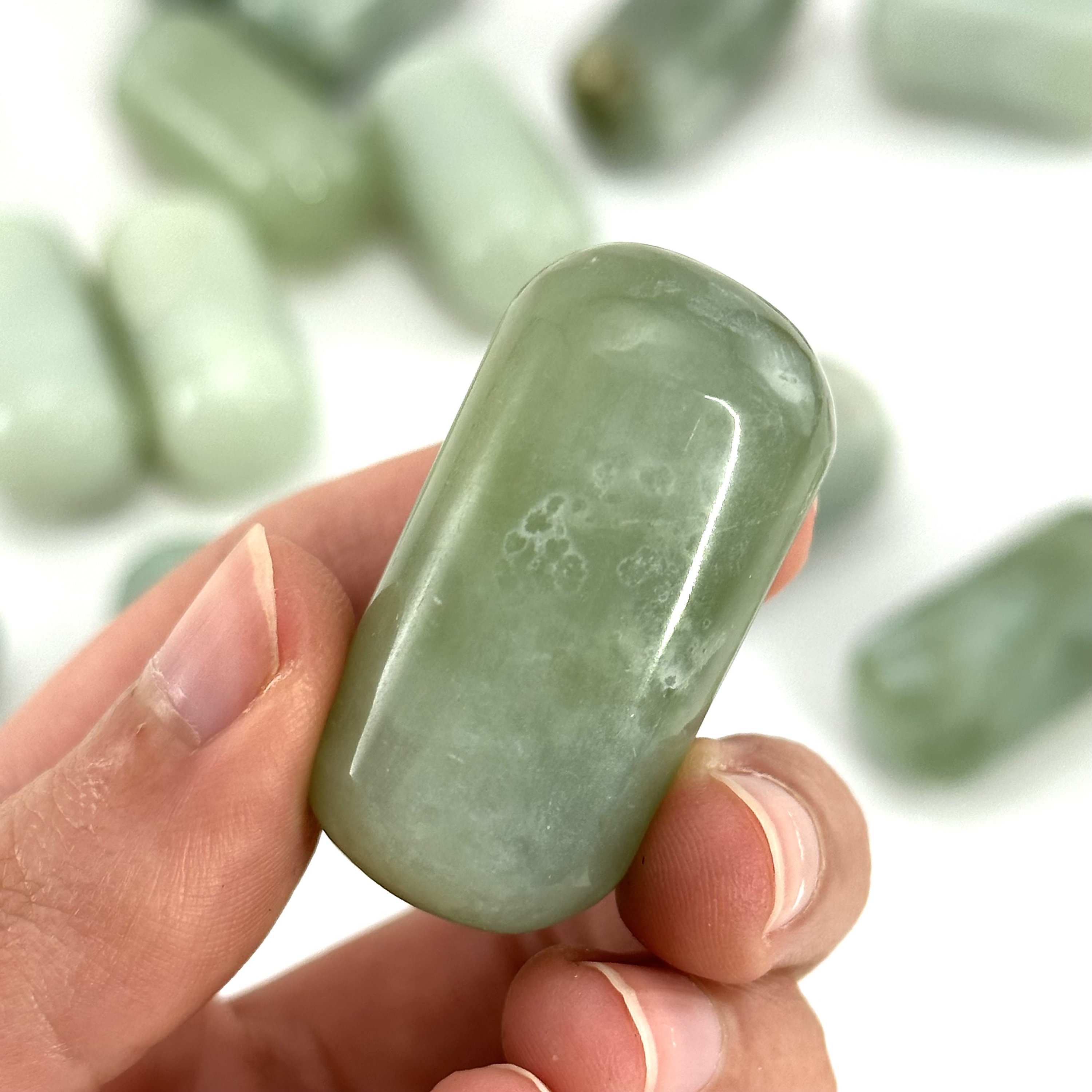 Green Jade Stone Olive Jade Something Wiccan Ltd