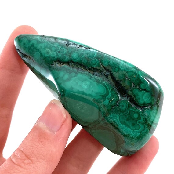 Malachite Healing Stone,Congo Polished Specimen Office Home & Living ...