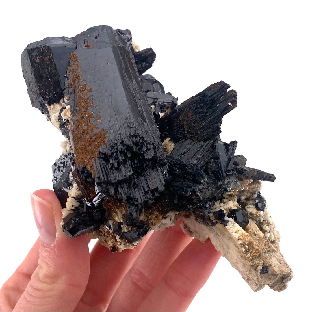 Black Tourmaline Cluster namibia, High Grade Black Tourmaline ...