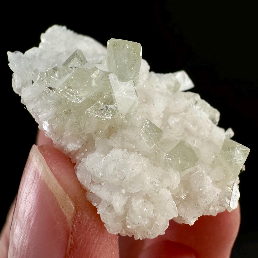 Rare! Herderite on Albite (pakistan) | Green Herderite Crystal, Natural ...