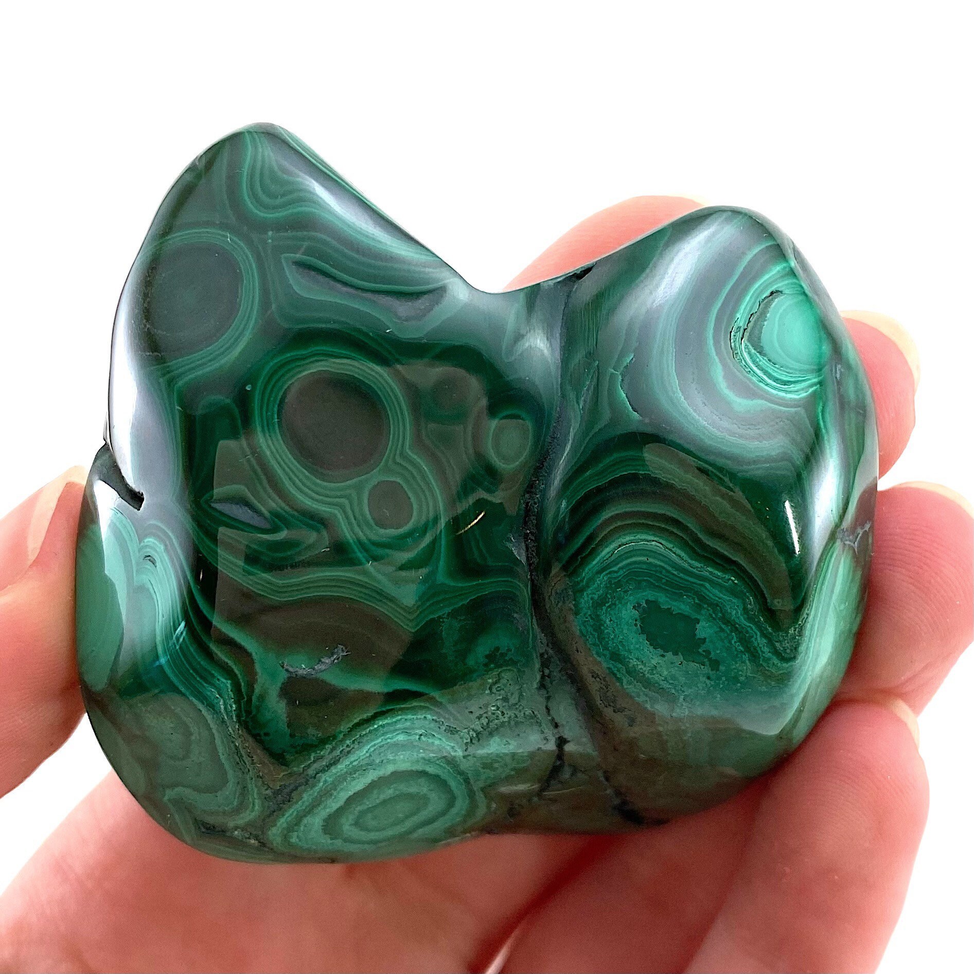 Malachite Healing Stone,Congo Polished Specimen Office Home & Living ...