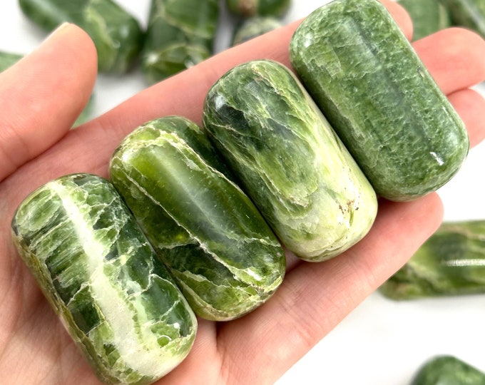 Rare! ONE Polished Tremolite, Natural Tremolite, Polished Tremolite ...