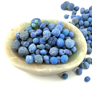 Azurite Blueberries (utah, USA) | Raw Azurite, Azurite Specimen ...