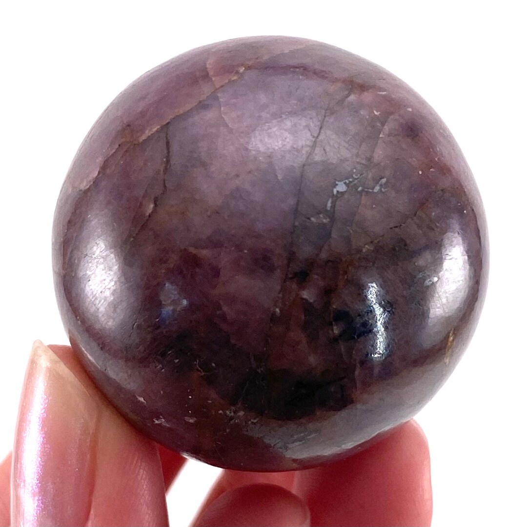 Ruby Sphere, Ruby Crystal, Polished Ruby, Ruby Ball, Ruby Palm Stone ...