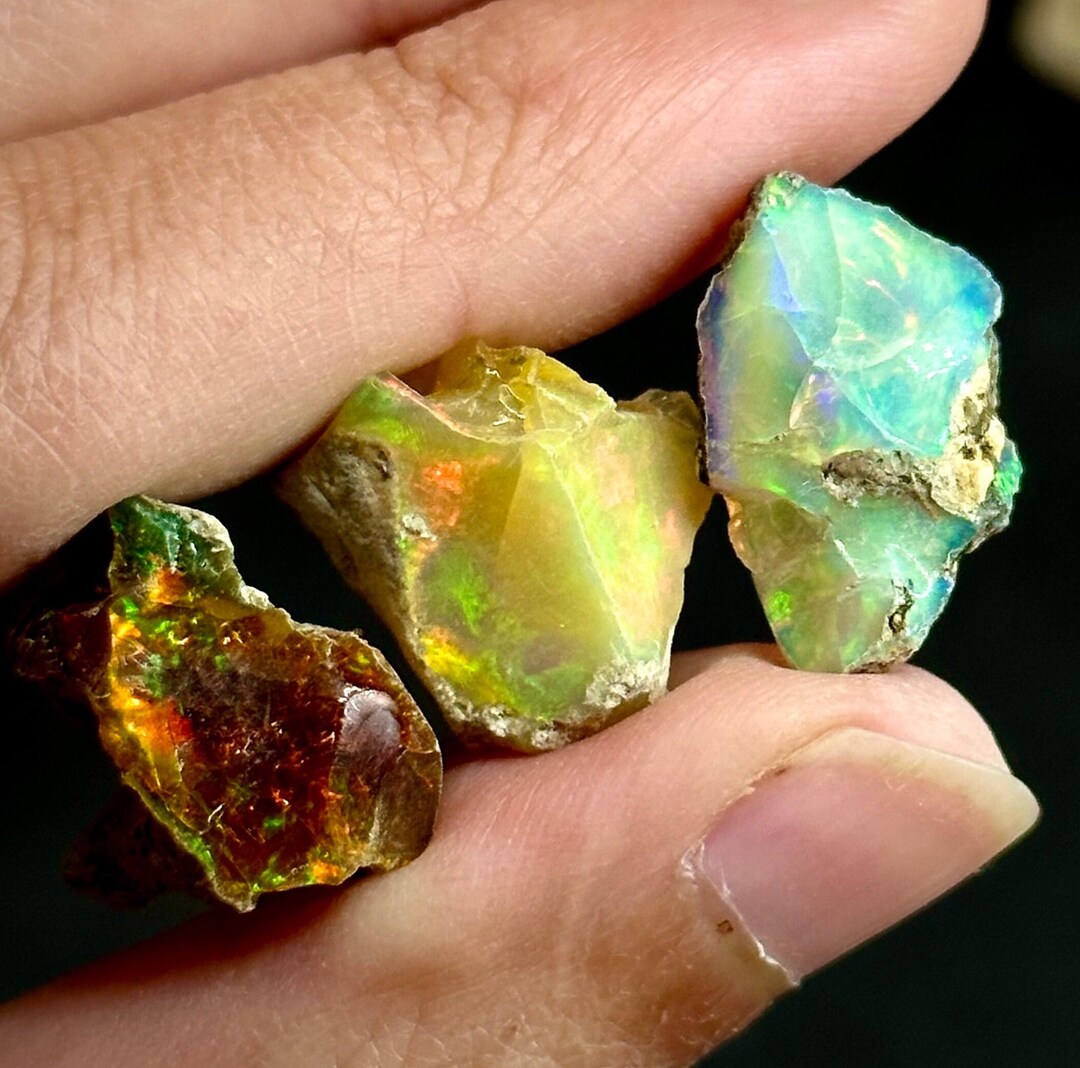 ONE Natural Opal (ethiopia) | Raw Opal, Natural Opal, Rough Opals, Welo ...