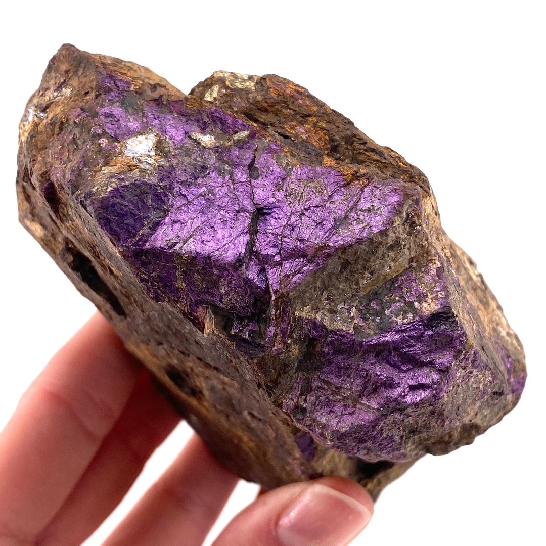 Raw Metallic Purpurite Specimen (namibia), Raw Purpurite, Purpurite ...