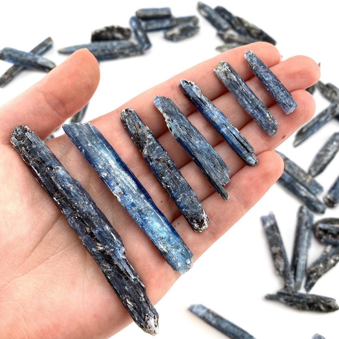 ONE Raw Blue Kyanite Specimen Natural Blue Kyanite Blue - Etsy