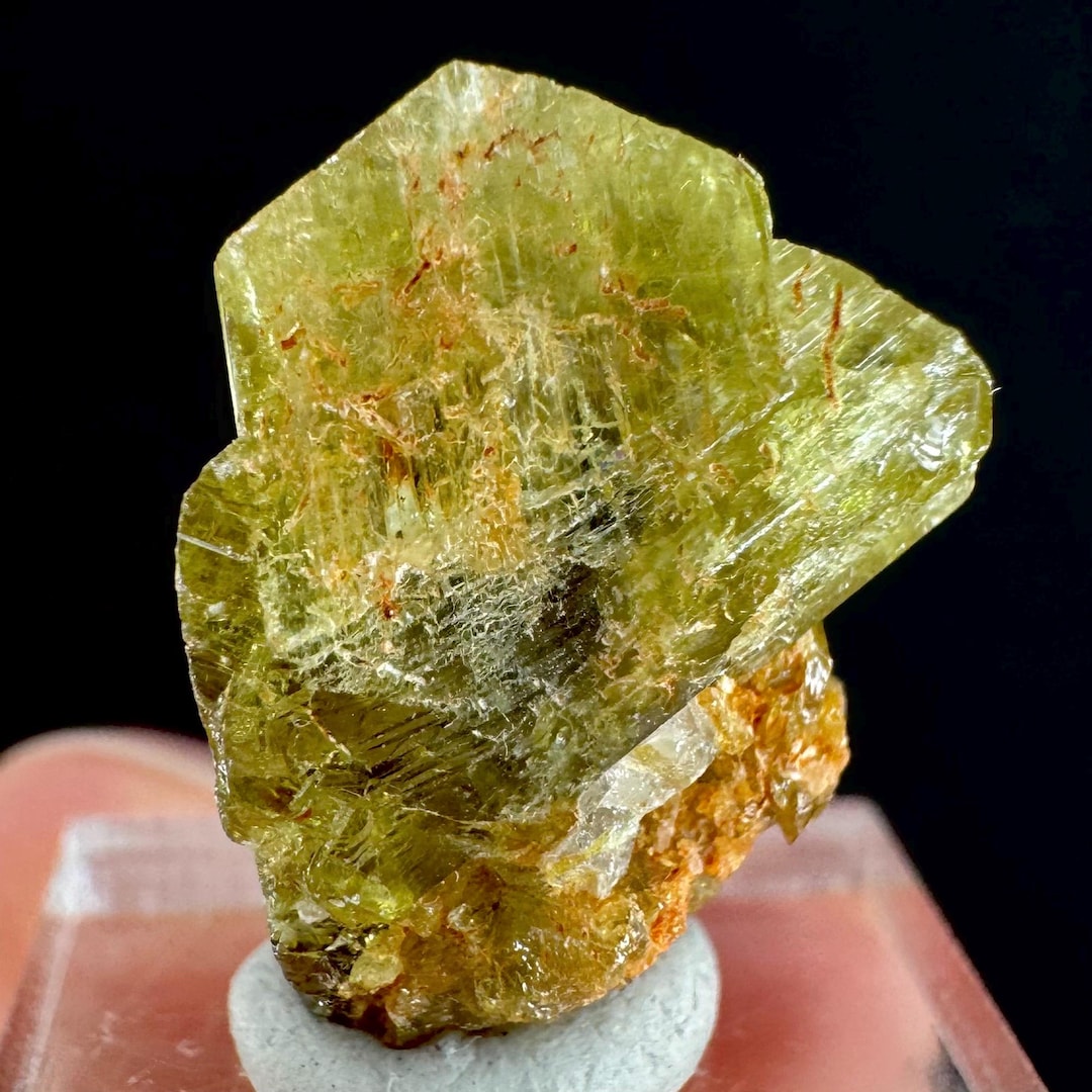 Yellow Chrysoberyl Specimen | Raw Natural Crystal, Rare Mineral From ...