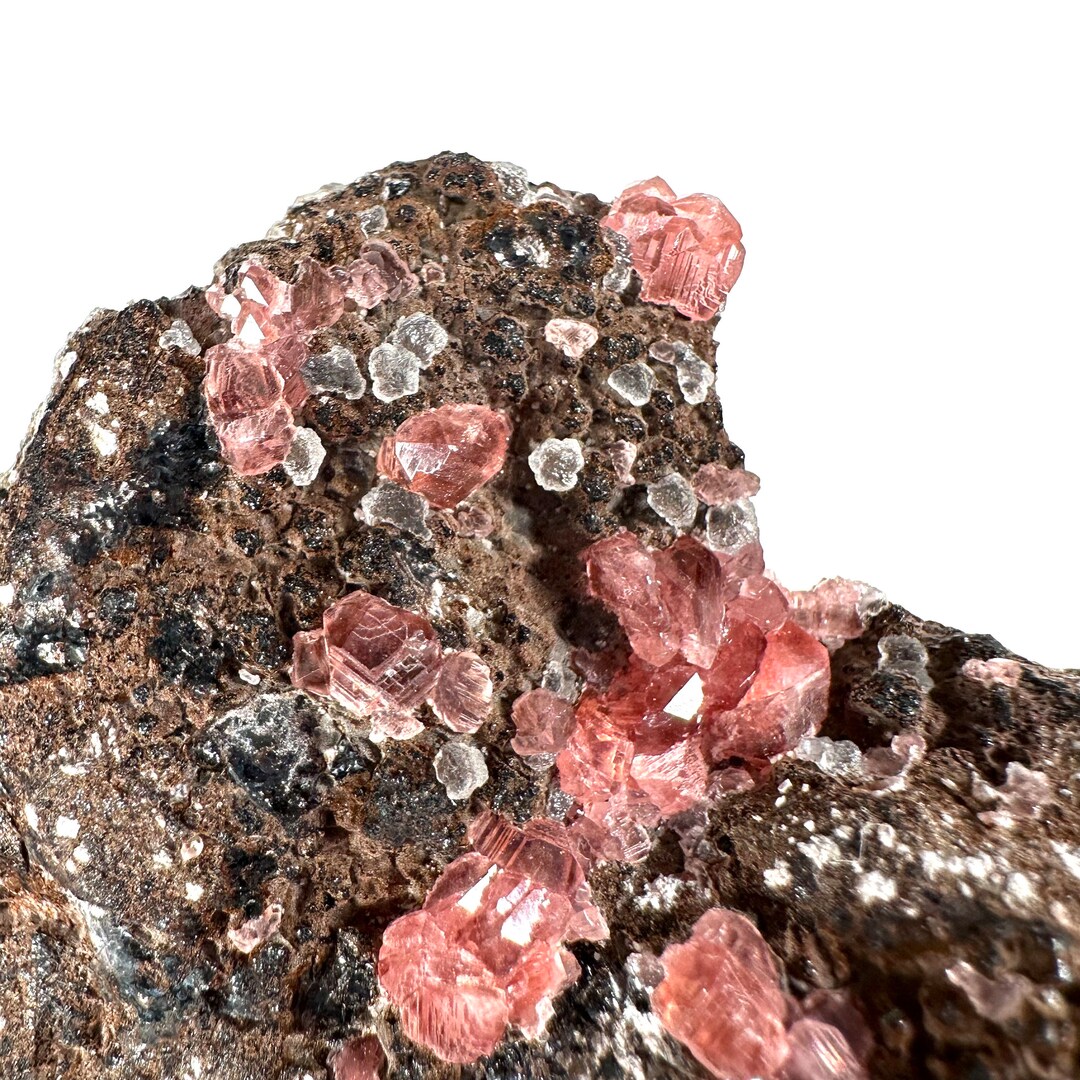 Rhodochrosite on Matrix (peru) | Rhodochrosite Crystal, Rare Crystals ...