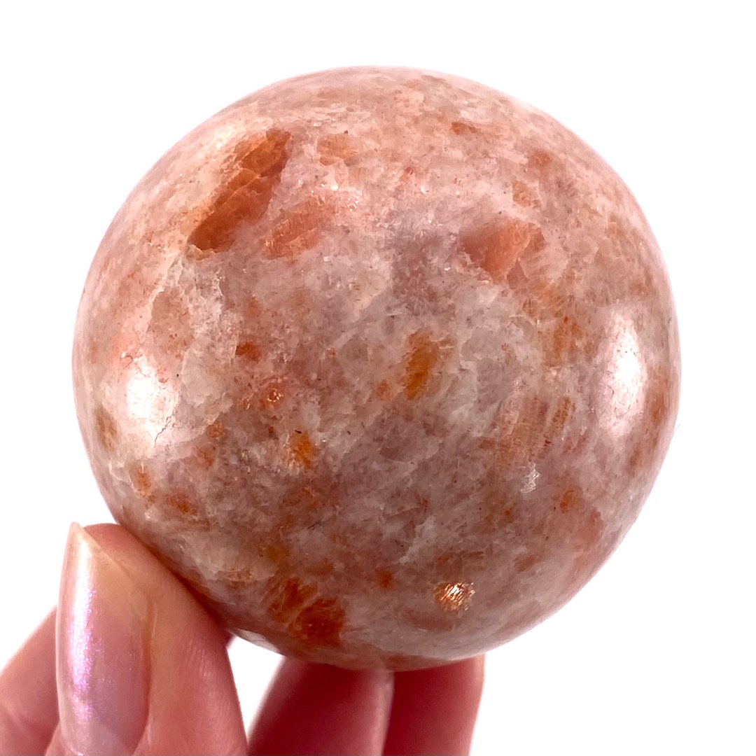 Sunstone Sphere, Polished Sunstone, Sunstone Crystal, Sunstone Ball, Crystal Ball, Crystal ...