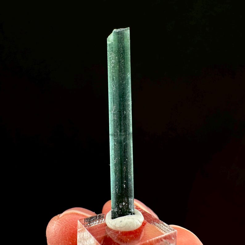 Indicolite Tourmaline Crystal | Natural Blue-green Mineral Specimen ...
