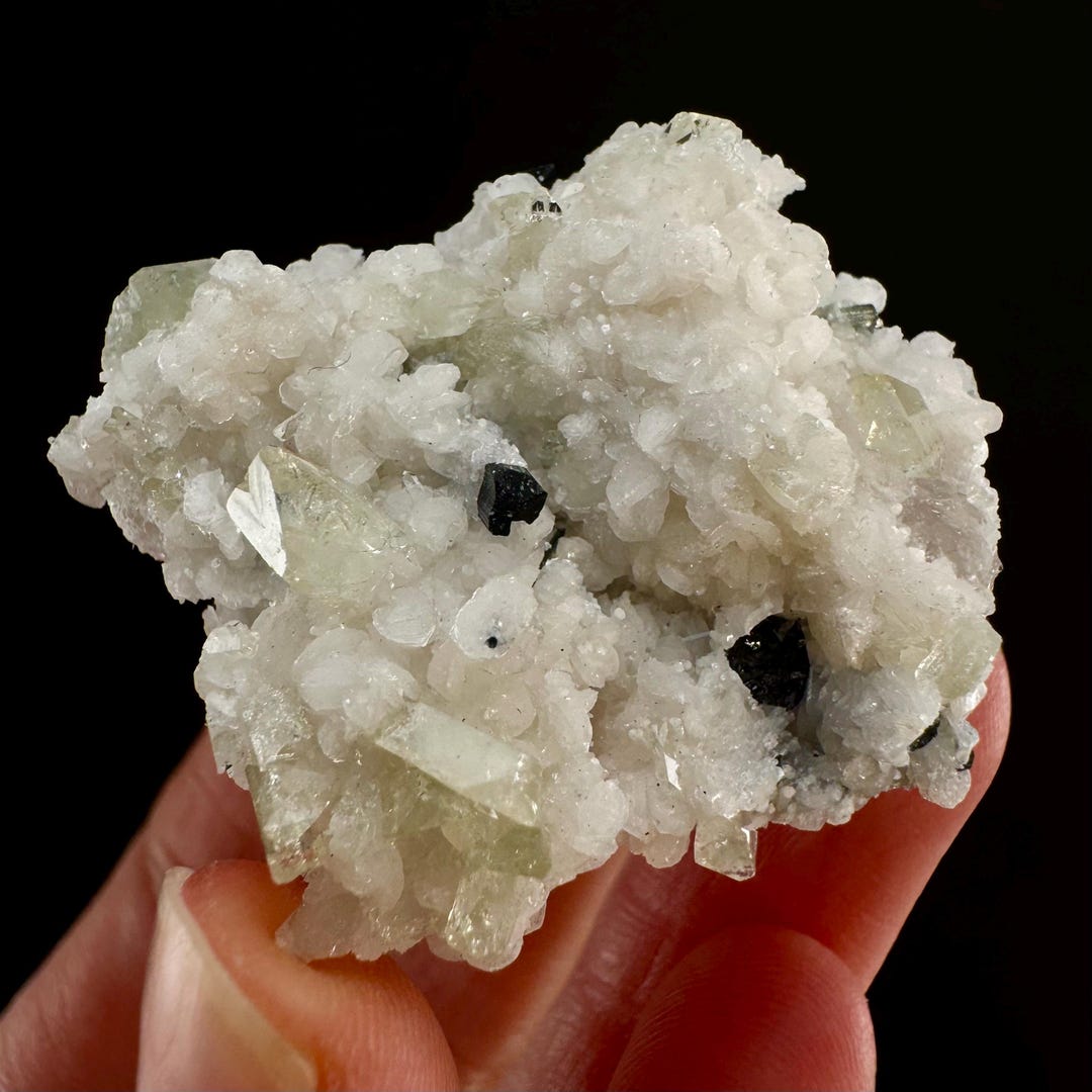 Rare! Herderite, Quartz With Black Tourmaline on Albite (pakistan ...