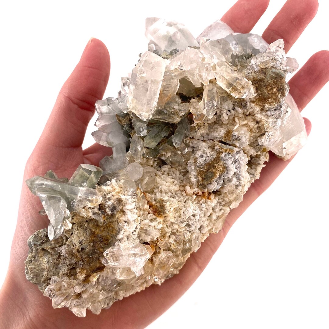 Green Phantom Quartz Cluster (pakistan) | Green Phantom Quartz ...