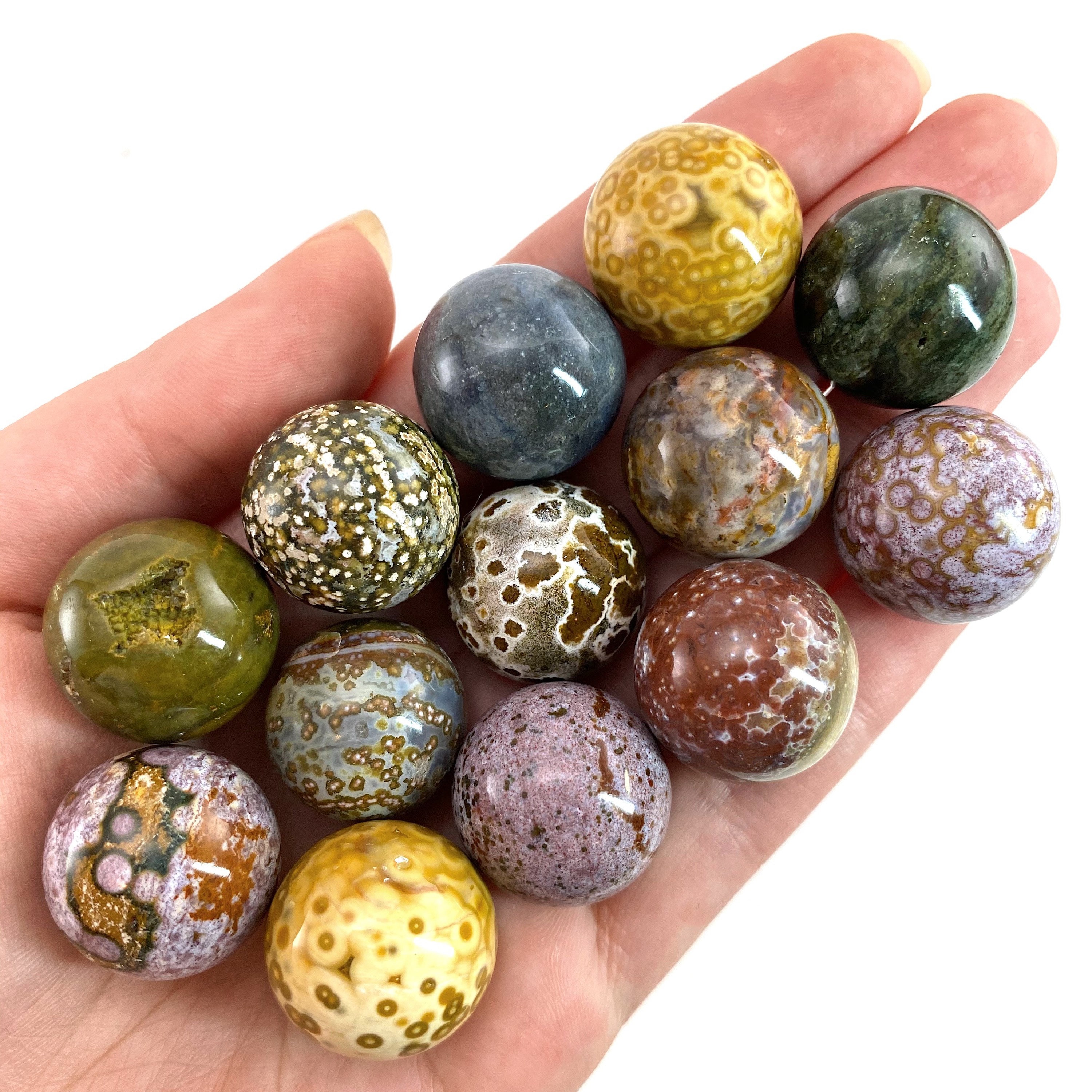 Ocean Jasper Sphere crystal ball orbicular jasper sphere | Etsy