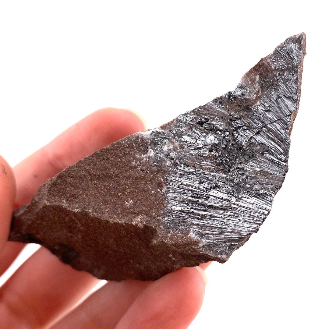 Metallic Pyrolusite Crystal morocco, Raw Pyrolusite, Pyrolusite ...